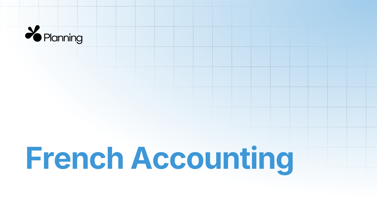 French Accounting | Yoplanning documentation