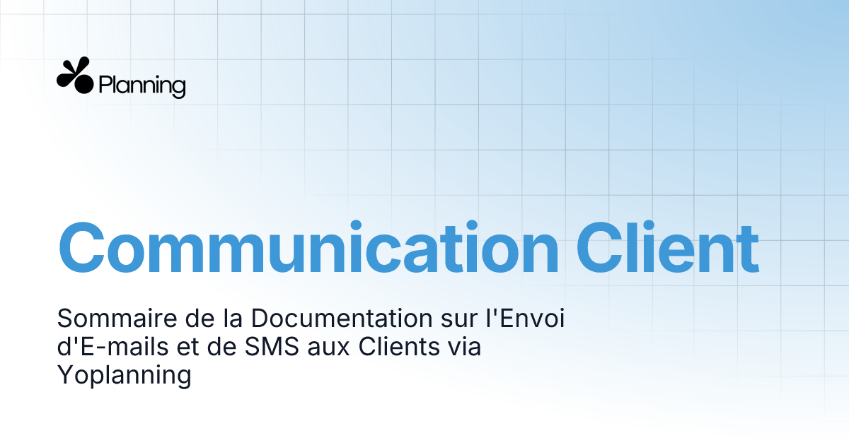 Communication Client | Yoplanning documentation